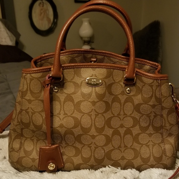 Coach | Bags | Coach Margot C Signature With Cles And Strap | Poshmark